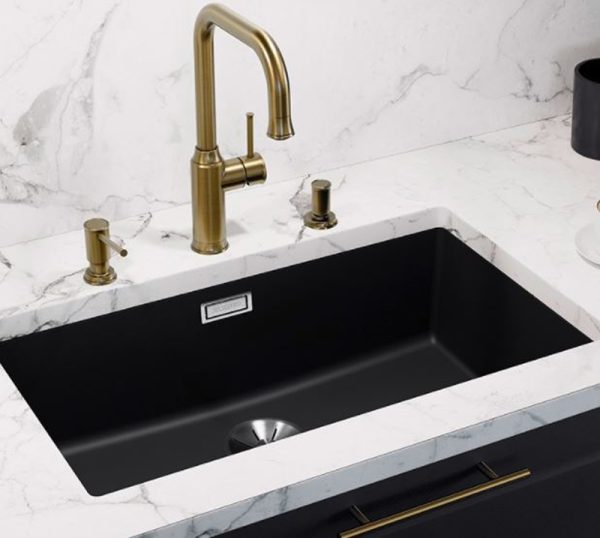 CHẬU ĐÁ ĐƠN BLANCO SUBLINE 700-U ANTHRACITE 523442